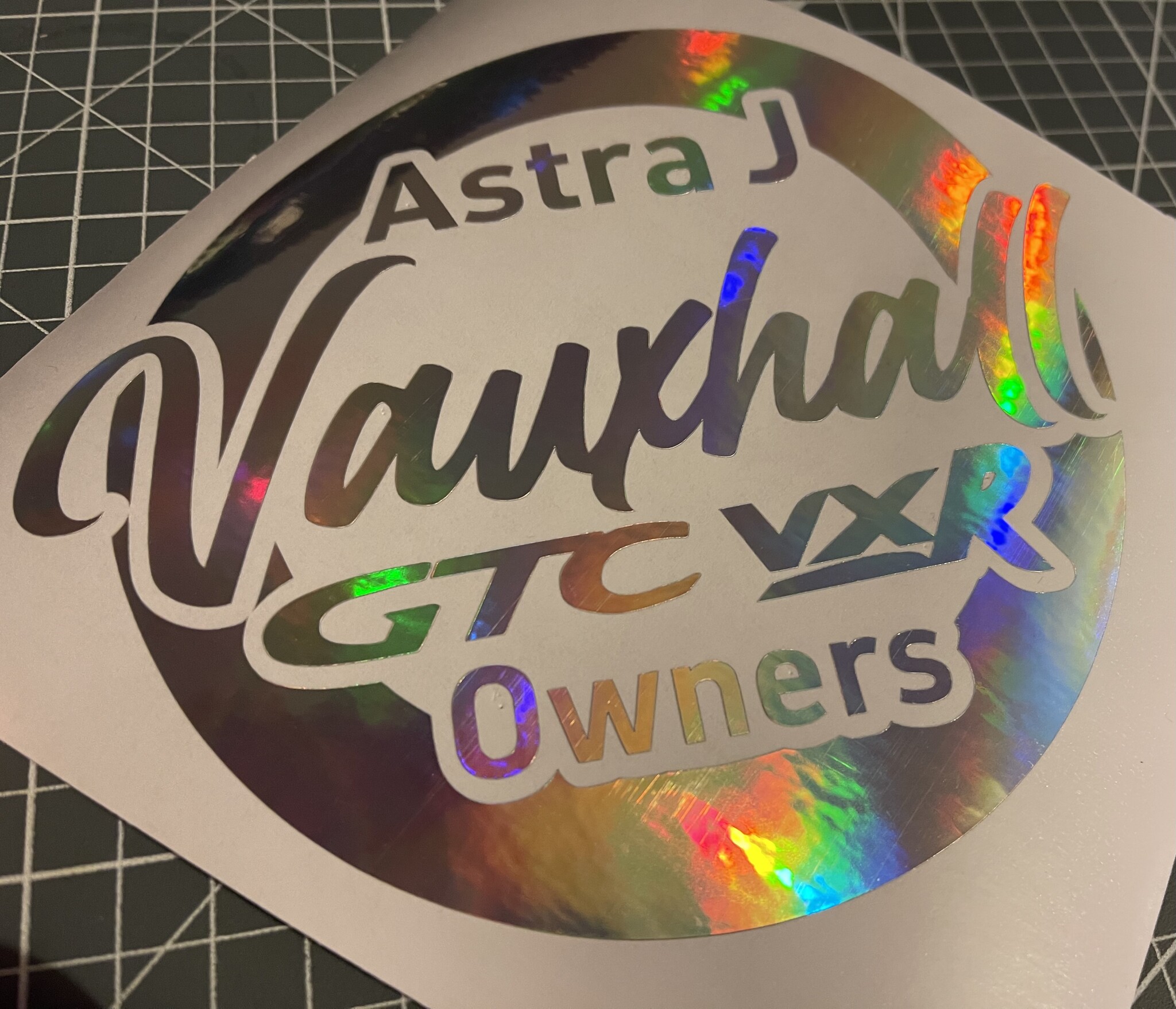 Vauxhall Astra J GTC VXR Owners | Group Stickers | Decals | Club ...
